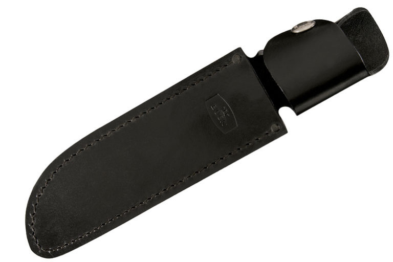 Buck Knives 124 Frontiersman Black Genuine Leather Sheath | Copper and Clad