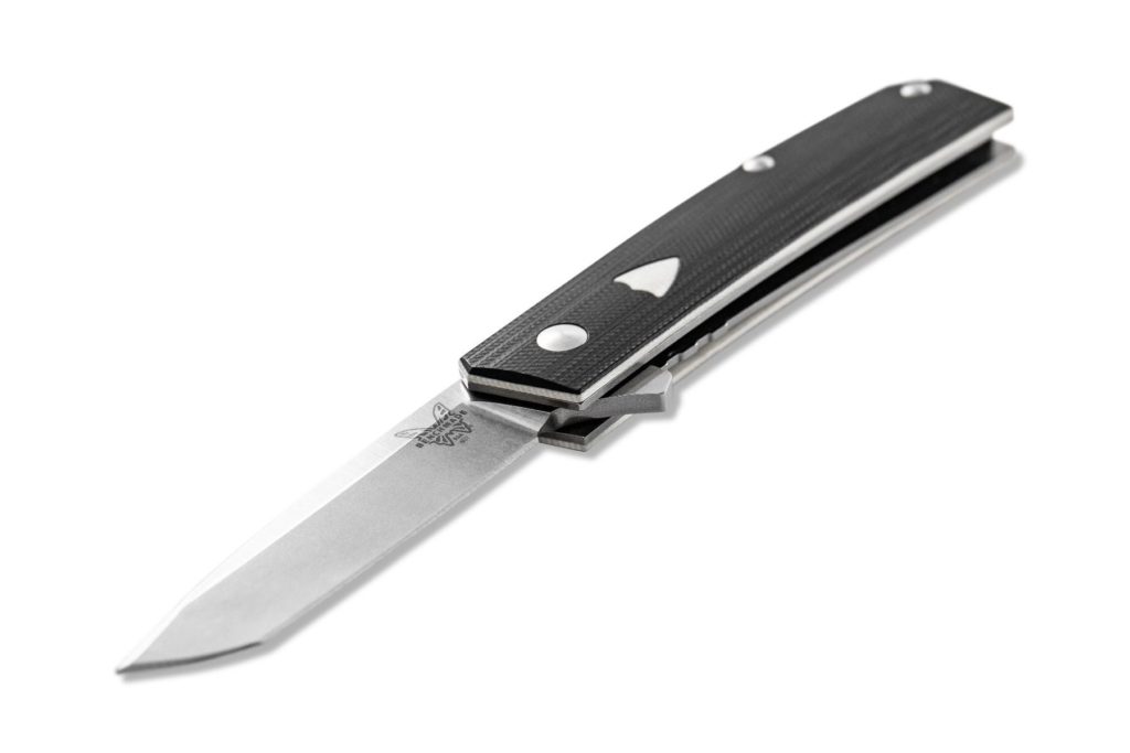 Benchmade 601 Tengu Flipper – 2.77″ Plain Edge Satin Finish CPM-20CV ...