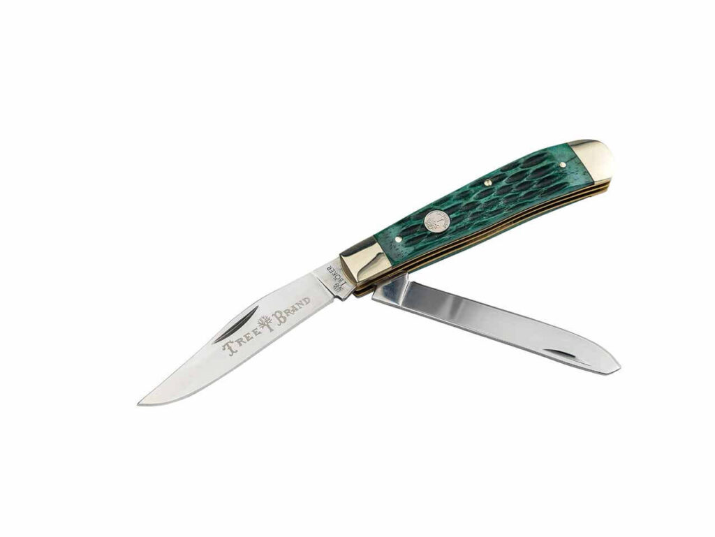 Boker Manufaktur Traditional Series 2.0 Trapper Pocket Knife, Jigged ...