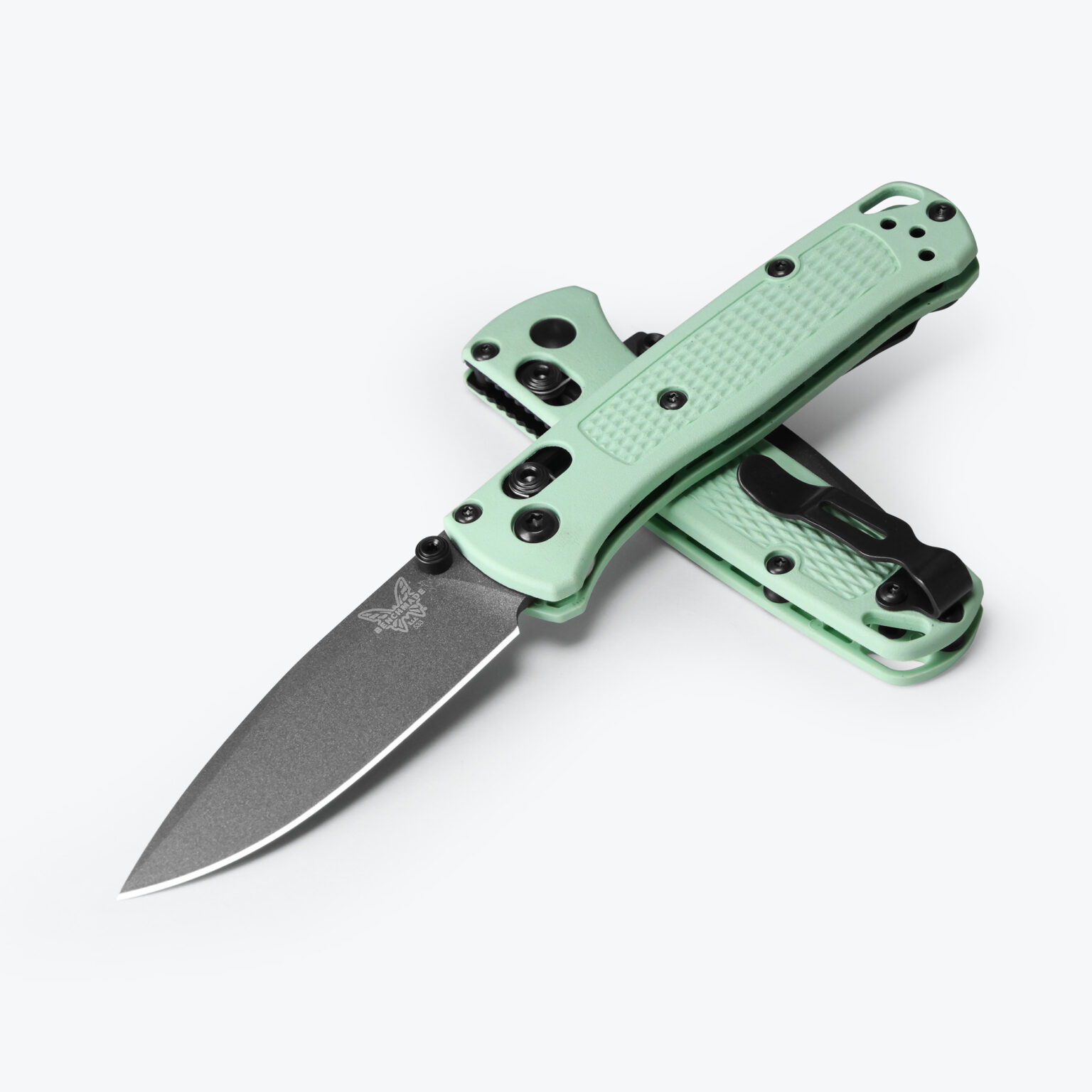 Benchmade 533GY-06 Mini Bugout, 2.82″ Plain Edge CPM-S30V Cerakote Drop ...