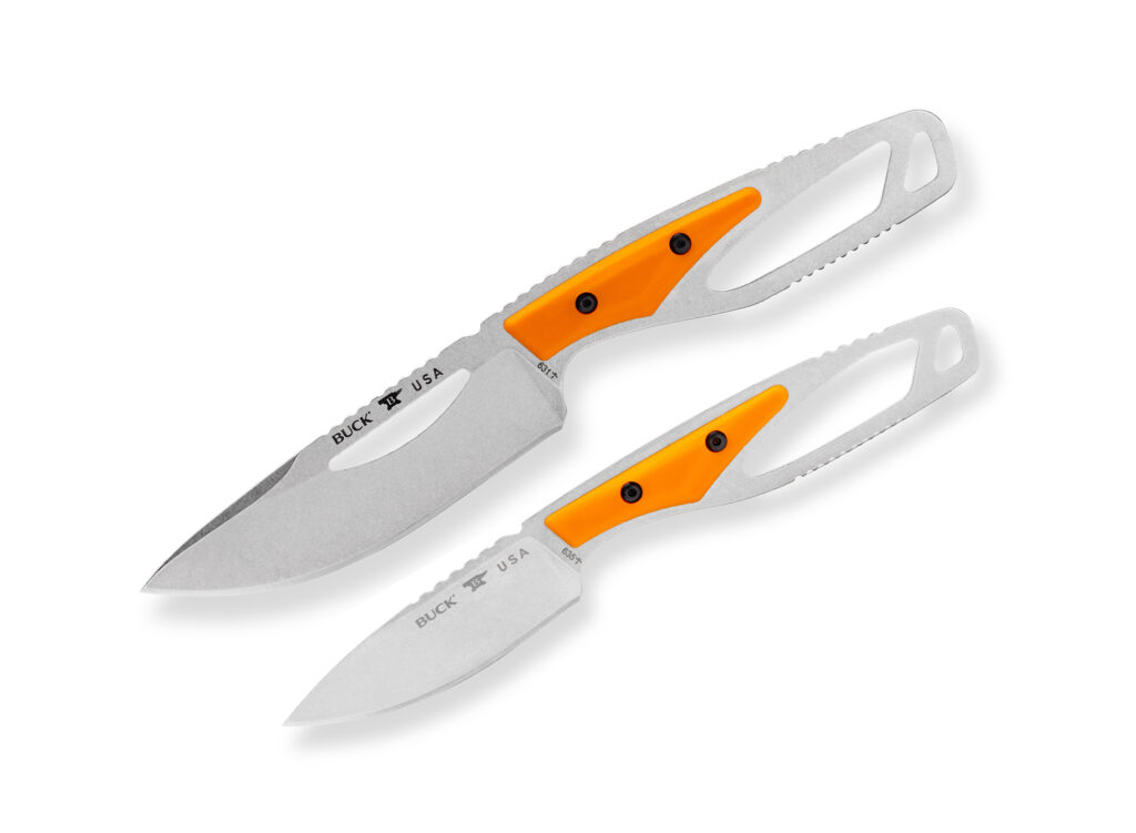 Buck Knives 631/635 Paklite Combo Kit, Orange Handle, 4.00″/2.87″ 420HC ...