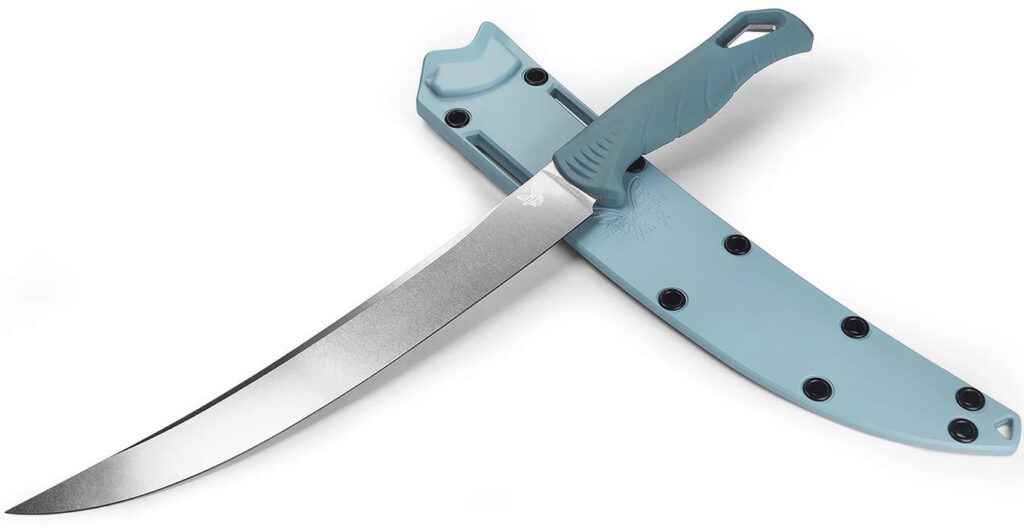 Benchmade 18010 Fishcrafter Fixed Blade Knife, 7″ CPM-MagnaCut Trailing ...