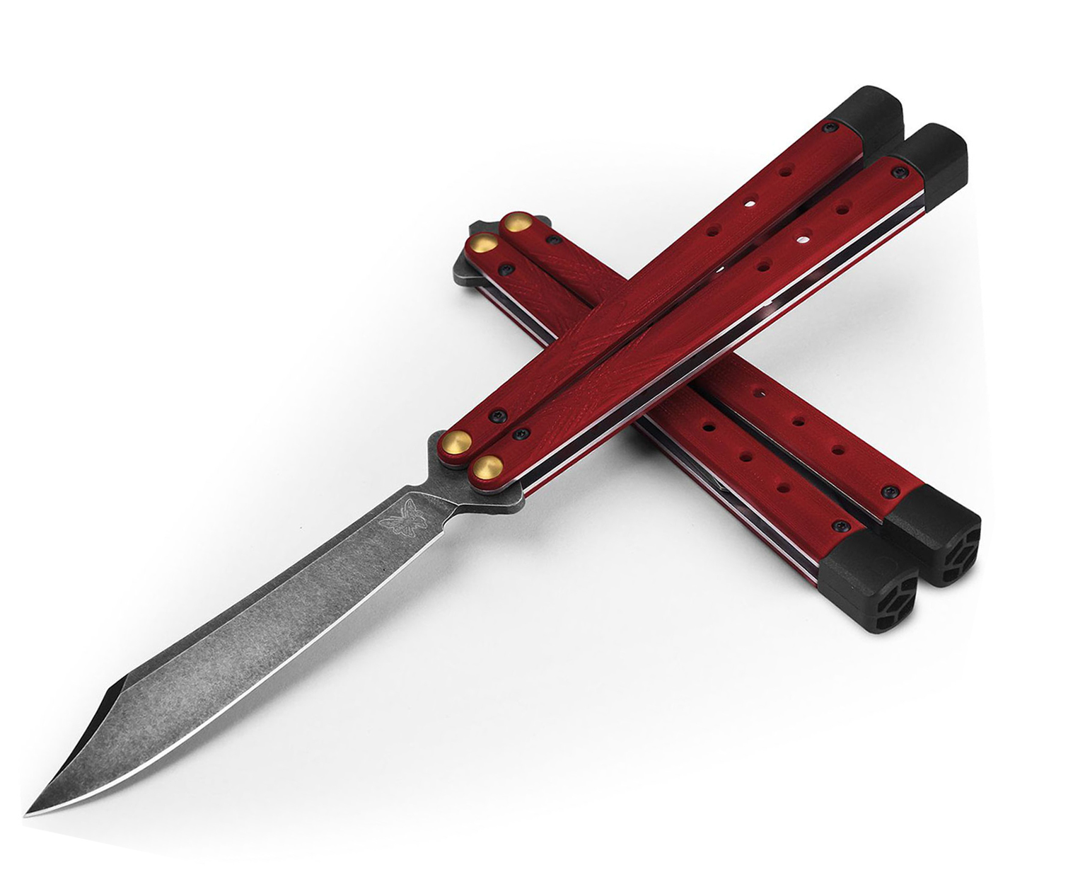 Benchmade 99BK 1 Necron Balisong Butterfly Knife 4 59 Black CPM S30V Benchmade 99BK 1 Necron Balisong Butterfly Knife 4 59 Black CPM S30V
