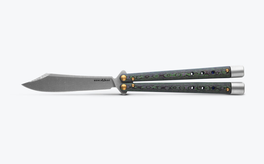 Benchmade 99-242 Necron Balisong Butterfly Knife, 4.59″ Monarch ...