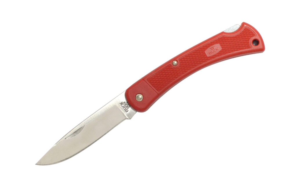 Buck Knives 110 Folding Hunter LT, 3.75″ 420HC Flat Grind Drop Point ...